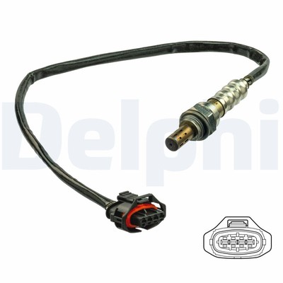 Front DELPHI ES21116-12B1 Lambda Sensor for OPEL,VAUXHALL | eBay UK