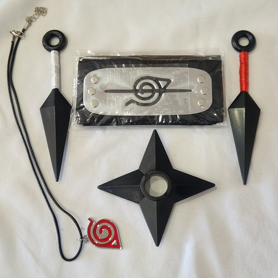 Naruto Akatsuki Headband Deluxe Cosplay Costume Accessories New 1012 | eBay