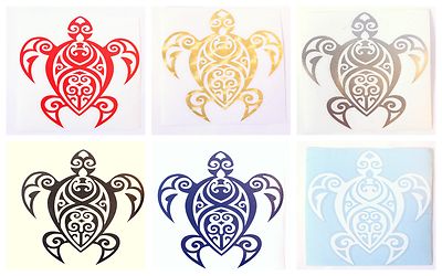 Tribal Honu Turtle Decal Hawaii Hawaiian Car Truck Sticker ~ 4 Sizes ...