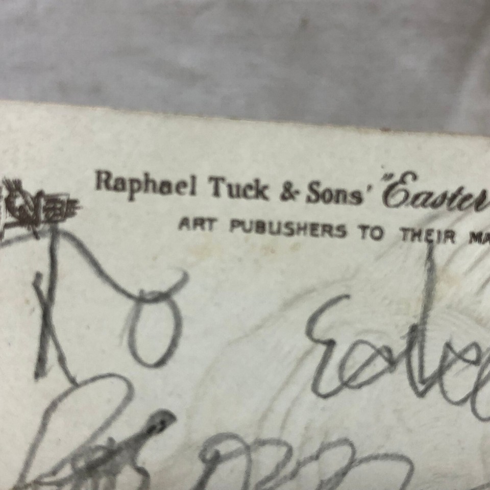 Vintage Postcard Easter Greetings by Raphael Tuck & Sons' Embossed ...