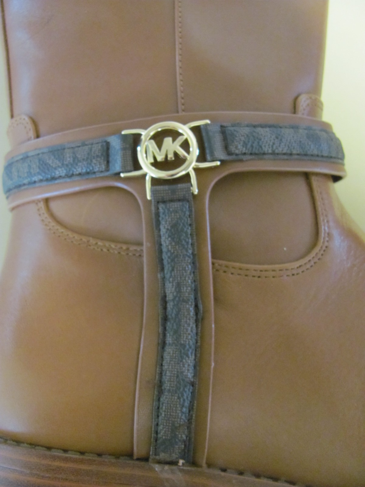 MICHAEL KORS MINDY FLAT BOOTS SIZE 9m NEW IN BOX GENUINE LEATHER ALL ...