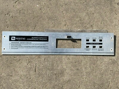 Super Capacity Washer Display Faceplate For Maytag [Used] | eBay
