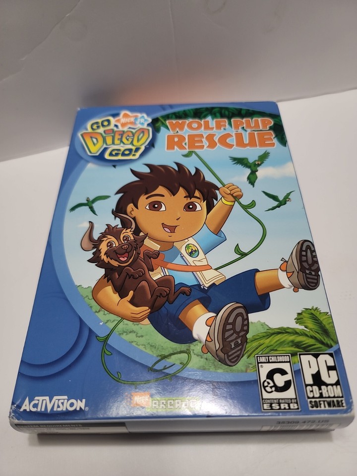 GO DIEGO GO - Wolf Pup Rescue - PC Childrens Software Ages PC CD-ROM | eBay