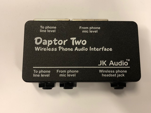 JK Audio Daptor 2 DAP2 Wireless Phone Audio Interface for Use With Cell ...