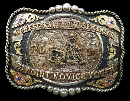 Midwest Ranch Horse Classic HI Point Novice Western Cowboy Trophy Belt ...