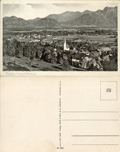 Brannenburg mit Hochriefs ~ vintage postcard | eBay