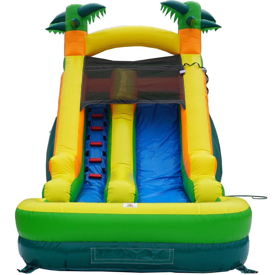 Hapcap Semi Commercial Water Slide Pool Inflatable 100% PVC without Air ...