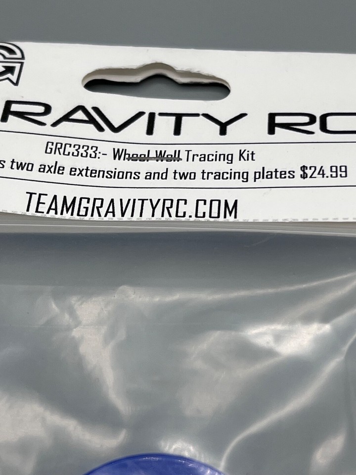 NEW Gravity RC Wheel Well Tracing Kit w/Axle Extensions & Tracing ...