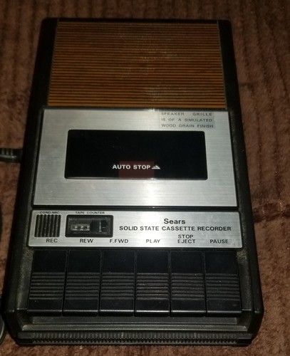 Sears Cassette Recorder Wood Grain Model 934.21660800 and GE RCA ...