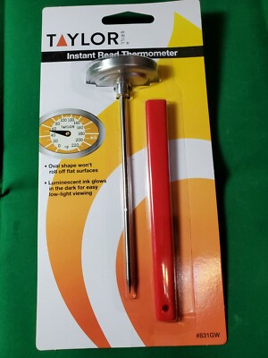 TAYLOR GRILL Instant Read Thermometer with oval dial # 831 GW | eBay