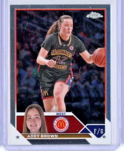 2023 Topps Chrome McDonald's All-American #40 Addy Brown - Iowa State ...