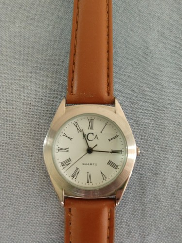 QUARTZ SWISS PARTS PCA WRIST WATCH ROMAN NUMERAL FACE | eBay