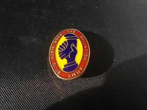 Vtg Brass & Enamel Badge Pin THE SALVATION ARMY OVER SIXTY CLUB | eBay