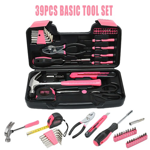 39pcs Basic Tool Set Household Mechanics Tool Kit Plier Hammer Scissor ...