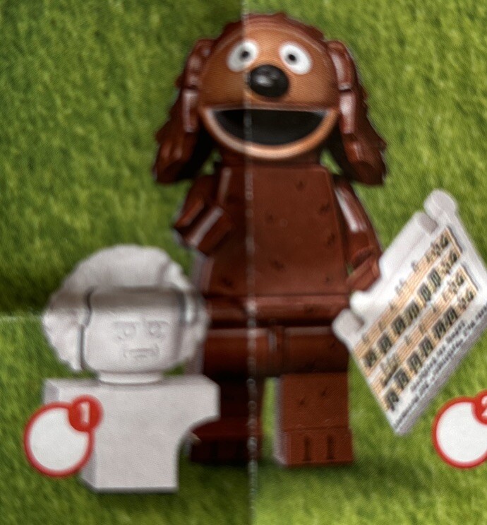 LEGO #1 Rolf The Dog New Sealed Muppets 71033 Minifigures Limited Ed ...