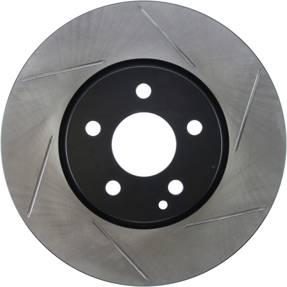 Disc Brake Rotor-Sport Slotted Brake Disc Front Left Stoptech 126 ...