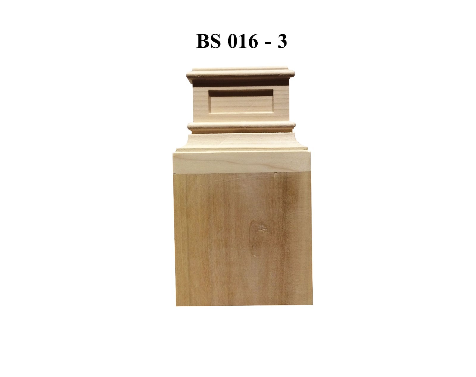 Colonial Solid Hardwood Molding Base Plinth Blocks | eBay