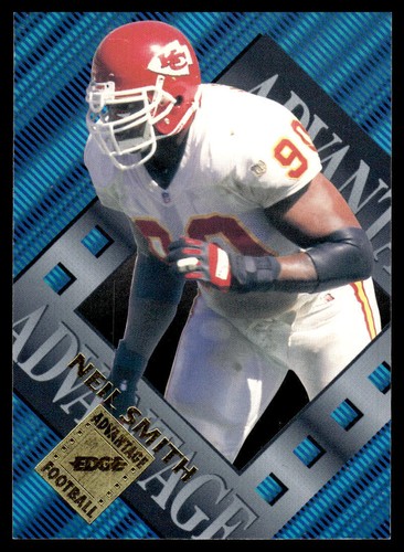1996 Collector's Edge Advantage Neil Smith #98 Kansas City Chiefs 104A ...