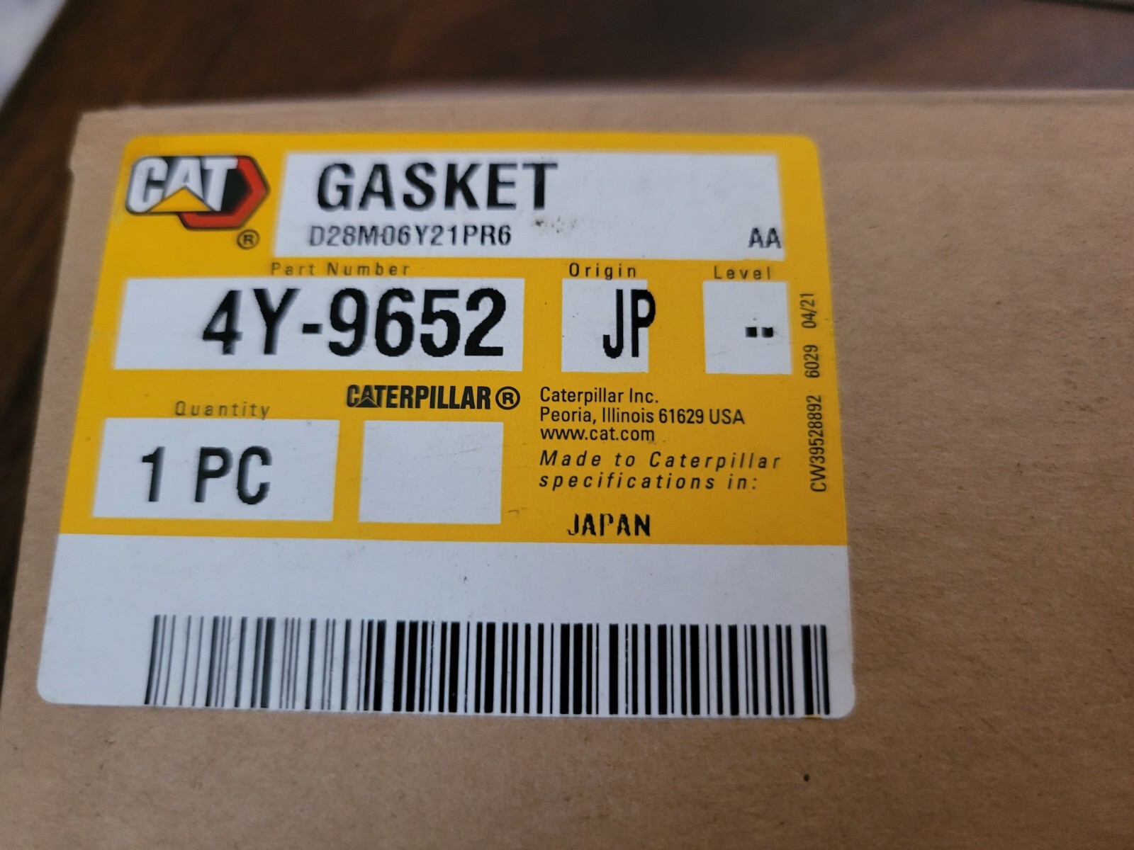 CAT+4y-9652+Caterpillar+4Y9652+Gasket for sale online | eBay