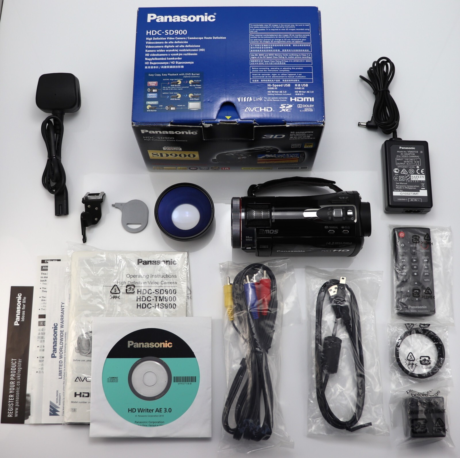 Panasonic+SD900+Camcorder+-+Black for sale online | eBay