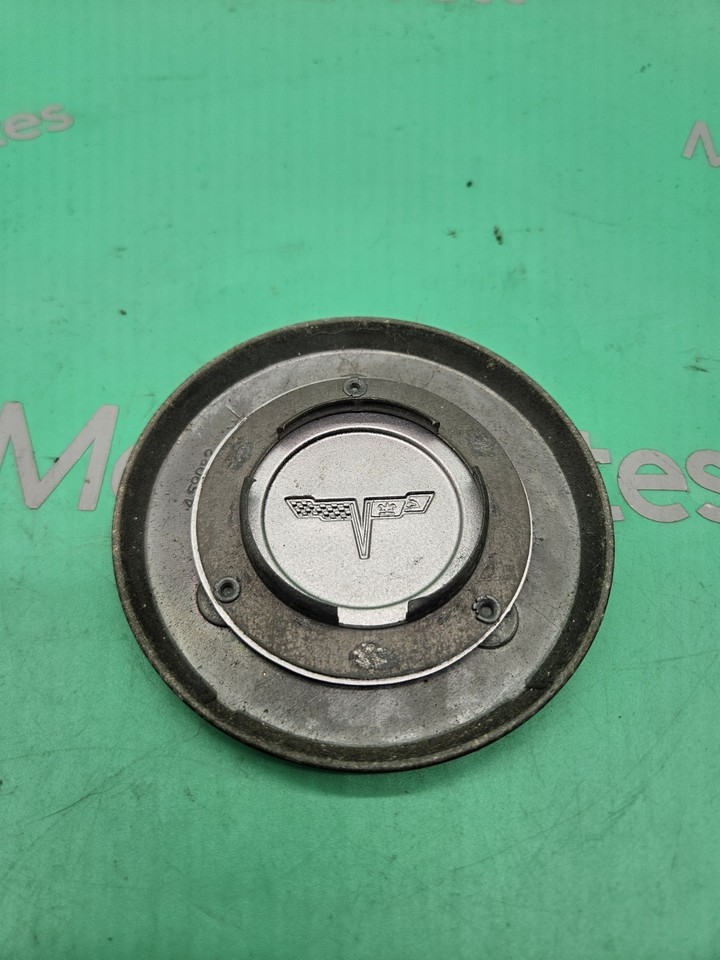 1977-1982 OEM C3 Corvette Horn Button Cap w 80-81 Emblem Dk Red GM ...