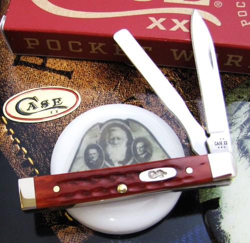 Case XX Baby Doc Knife 2025 Red Pocket Worn GREAT SNAP Exact Knife ...