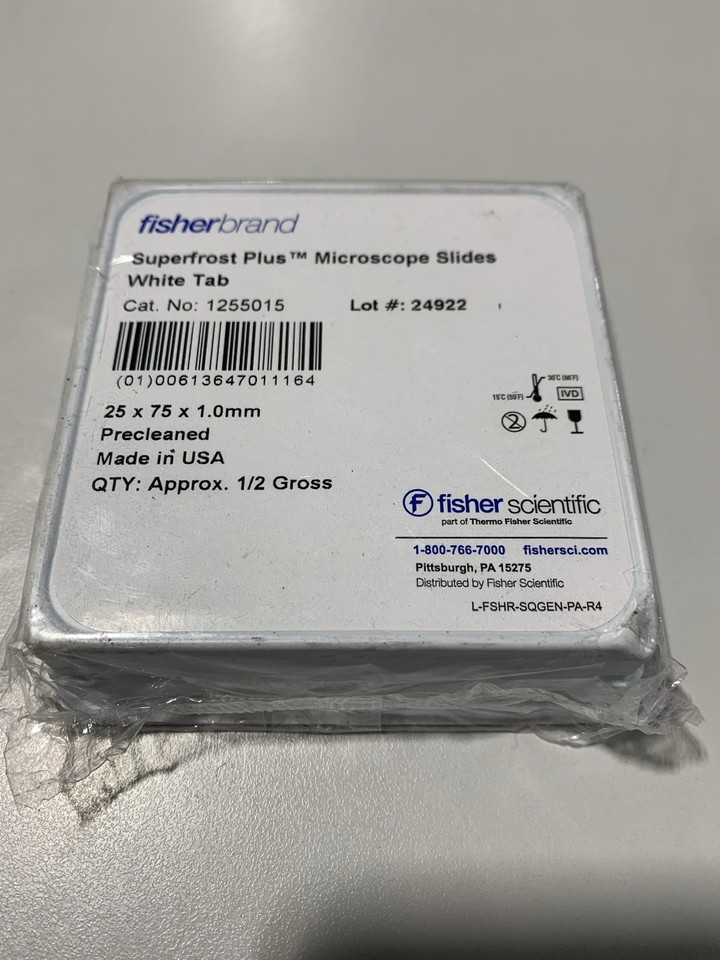 *144 QTY* Fisher Thermo Scientific Superfrost Plus Microscope Slides ...