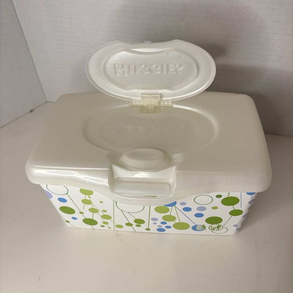 Huggies Baby Wipes Pop Up Container Dispenser Refillable Geometric ...