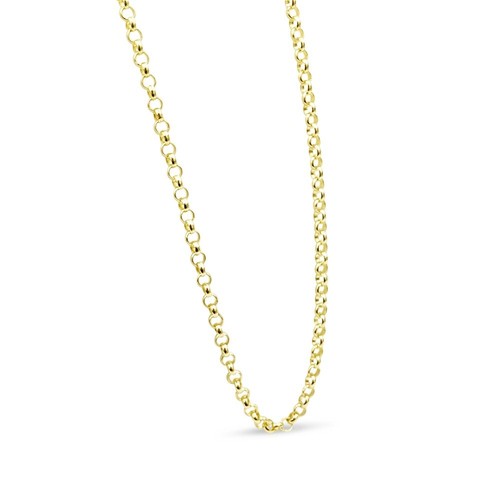 Gold Chain 9ct - 9ct Gold Belcher Chain Necklace 20" Solid UK ...