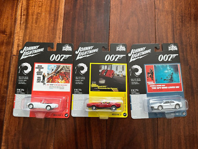 1/64 Scale Johnny Lightning James Bond 007 Toyota 2000GT Ford Mustang ...