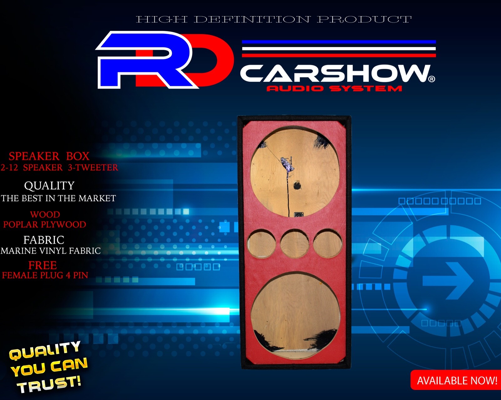 CHUCHERO FOR SPEAKER OF 12 INCHES - TRADITIONAL STYLE - (FREE CONNECTOR ...