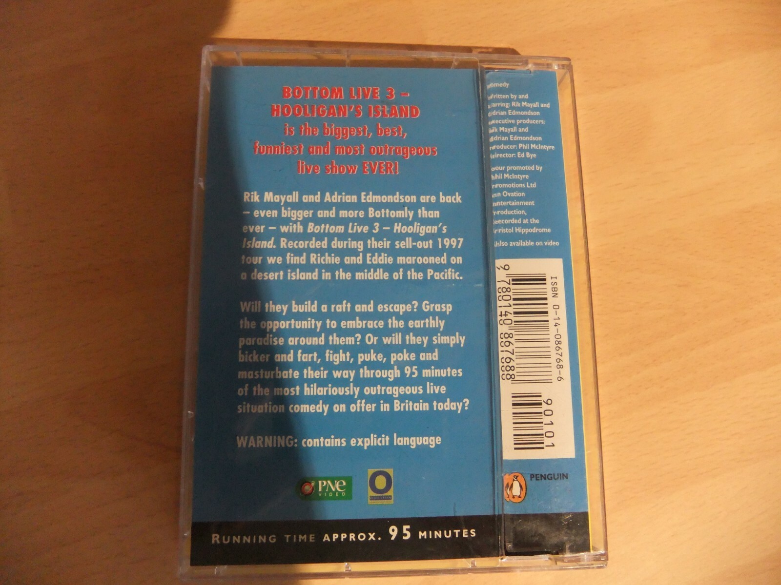 RIK MAYALL ADRIAN EDMONDSON BOTTOM LIVE 3 HOOLIGANS ISLAND AUDIO ...