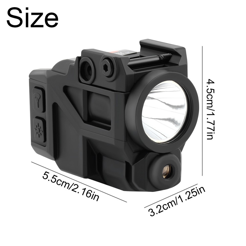 Green/Blue/Red Laser Sight 500lm Flashlight Combo For Glock 17 19 ...