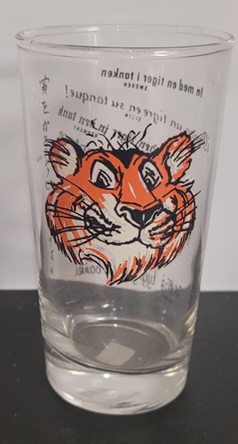 Vintage Esso Exxon Tony Tiger Highball Drinking Glass Put a Tiger in ...