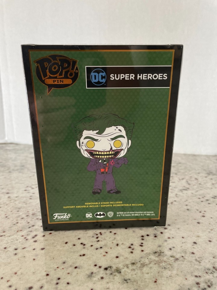 Funko Pop! Pin DC Super Heroes SE The Joker Dceased Enamel Pin GameStop ...