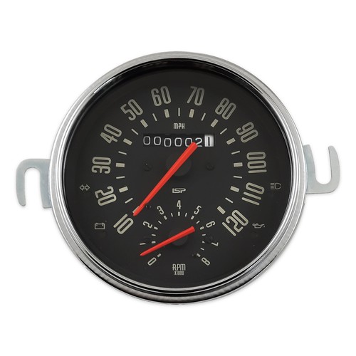 VW BUG BUS GHIA ISP RALLY SERIES 120 MPH SPEEDOMETER w/COMBO 8K ...