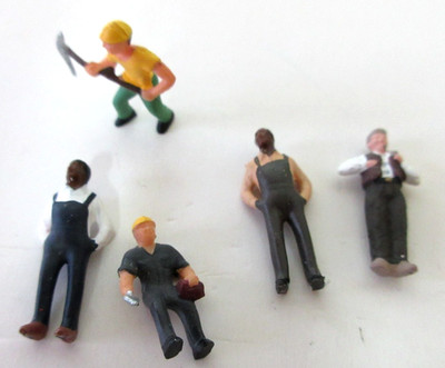 HO SCALE 5 WORKERS | eBay