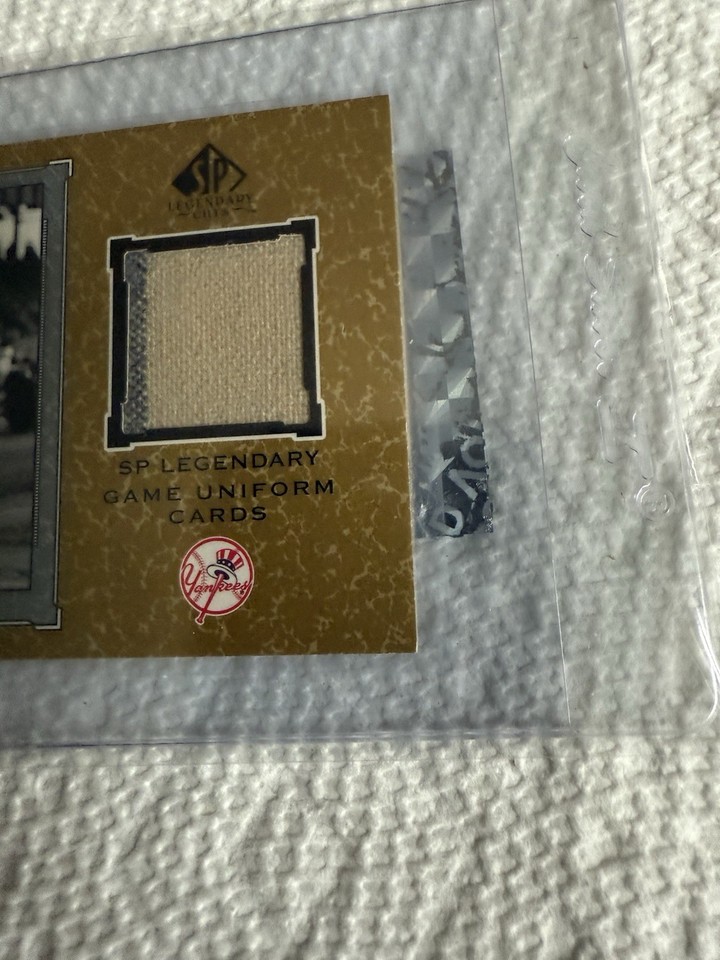 2001 Legendary Cuts Babe Ruth Jersey Card SSP Yankees | eBay