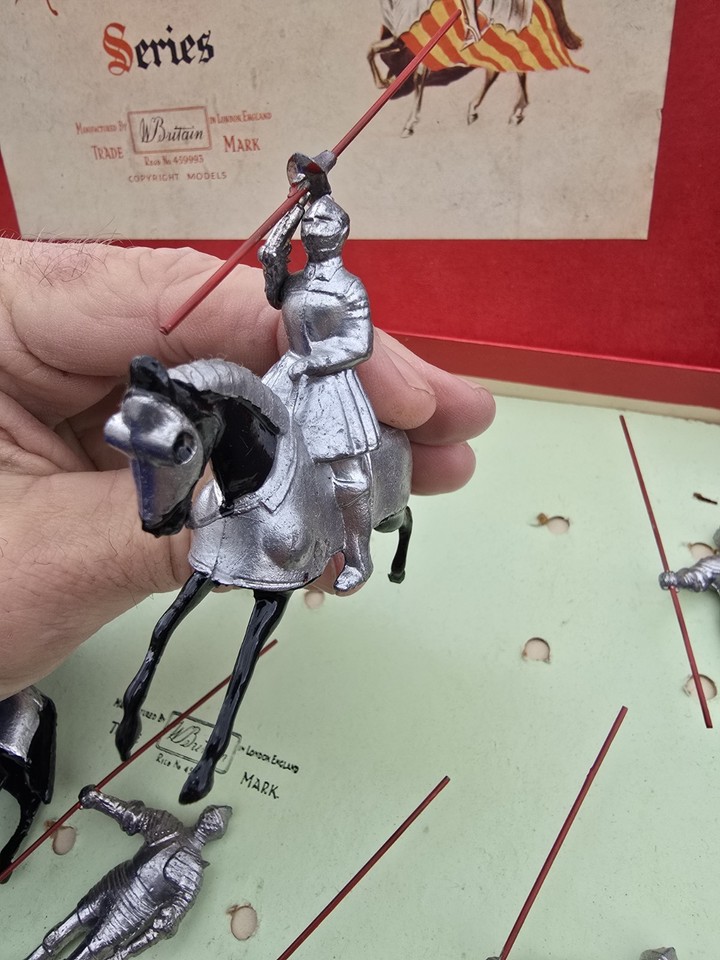 Vintage Britains Soldiers 16th Century Knights #1307 - Vintage Original ...