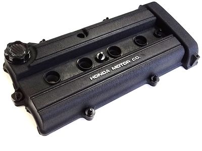 VMS BLACK ENGINE DRESS UP KIT B20 BILLET VALVE COVER WASHER SEALS NUTS ...