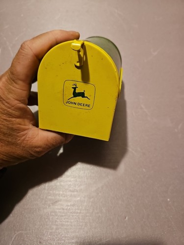 Original METAL TOY JOHN DEERE MAILBOX BANK | eBay