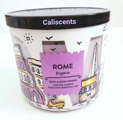 BATH & BODY WORKS ROME PIZZERIA CANDLE 3 WICK LG 14.5 OZ 2019 LTD EDT ...