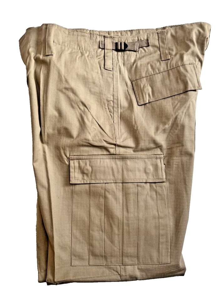 Beige Cotton Ripstop BDU Combat Trousers US Military Style Sand Trouser ...