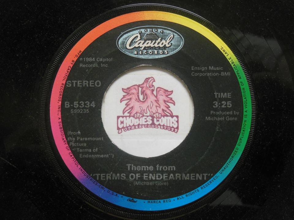 MICHAEL GORE: Theme From Terms Of Endearment / This Is My Moment, 45 ...