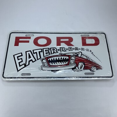 Ford Eater License Plate Tag Vintage Novelty Muscle Car Hot Rod Truck ...