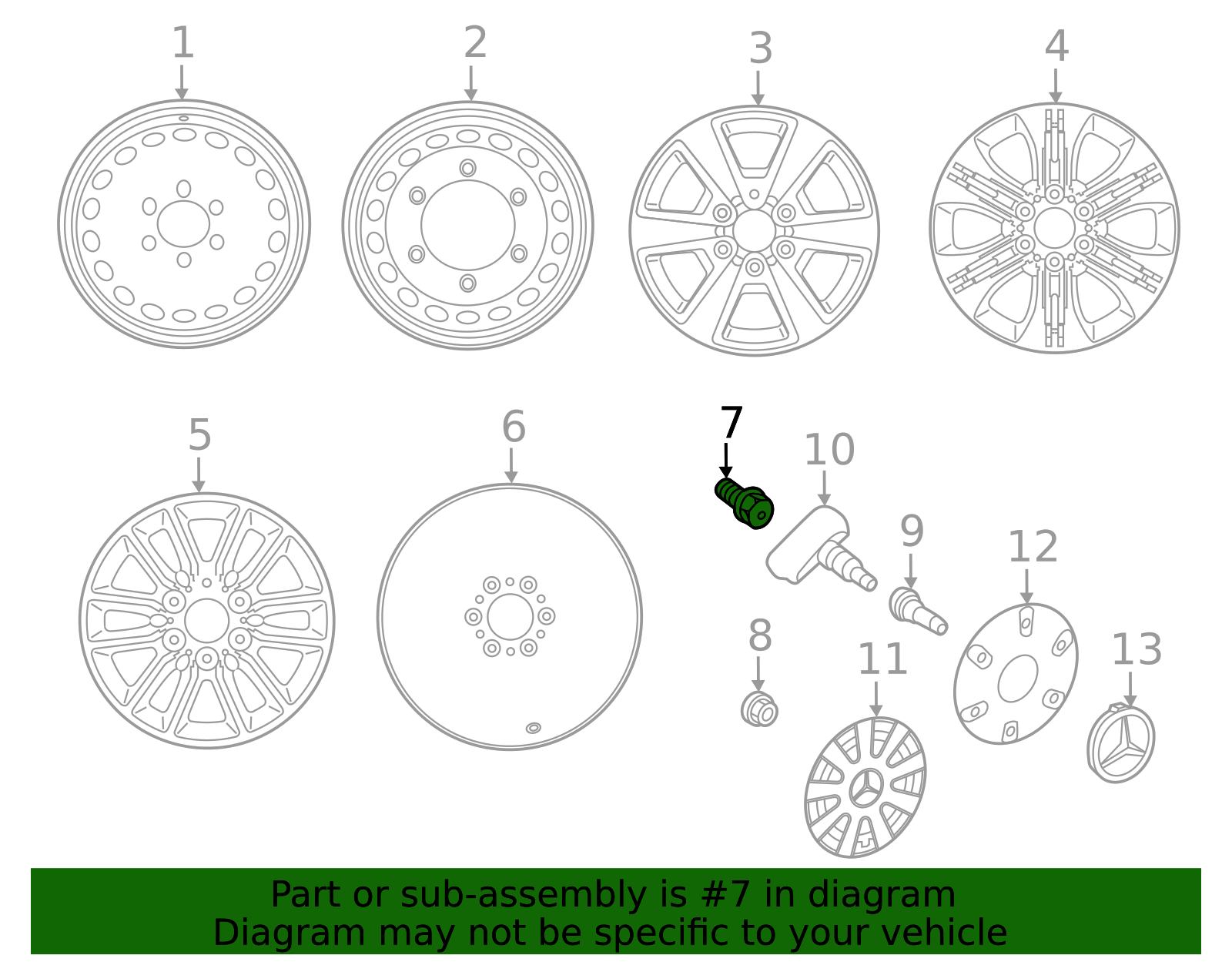 Mercedes-Benz 9069900007 Genuine OEM Wheel Bolt for sale online | eBay