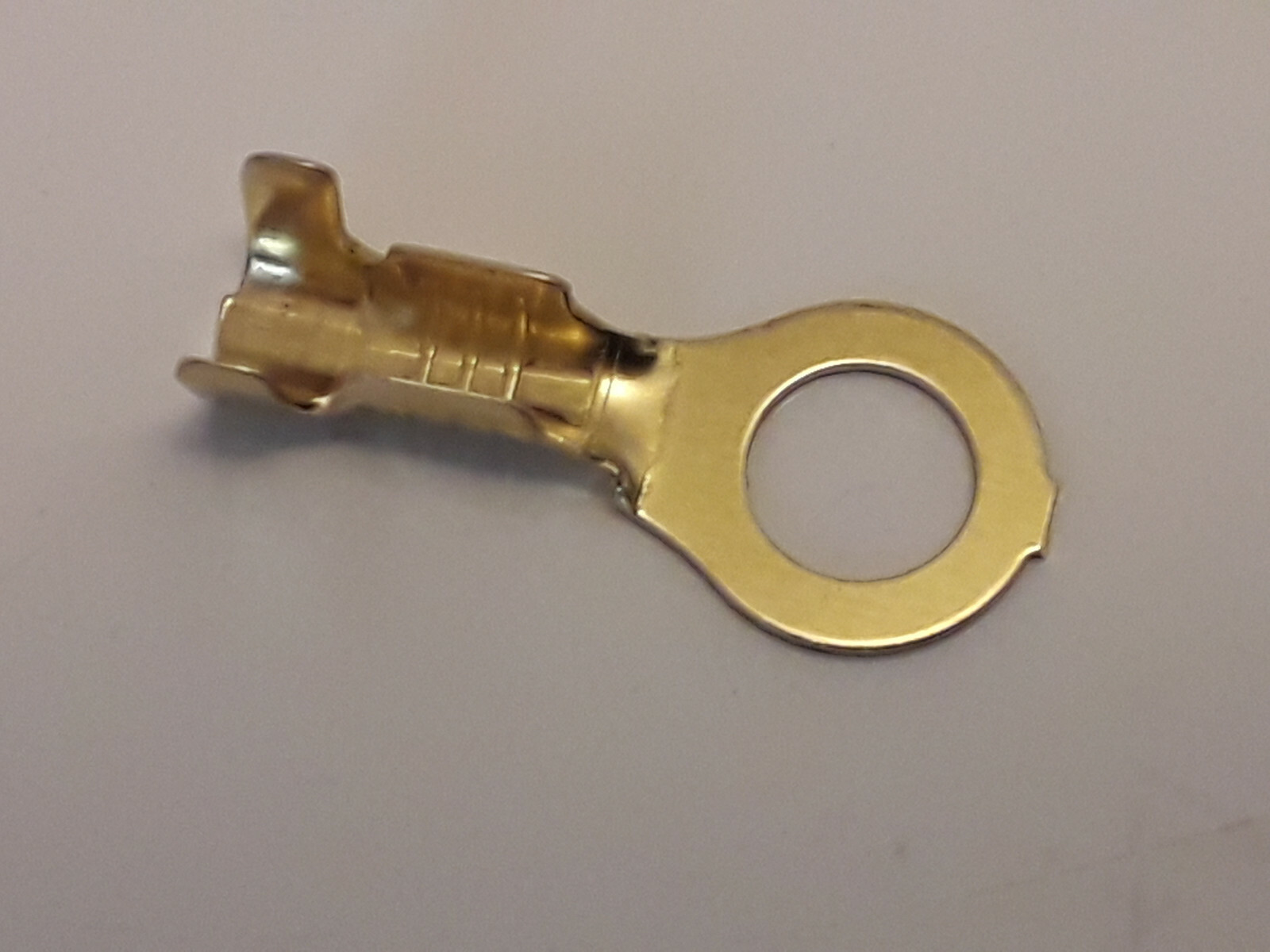 NON INSULATED BRASS RING EARTH CRIMP TERMINALS 2mm 3mm 4mm 5mm 6mm 8mm ...