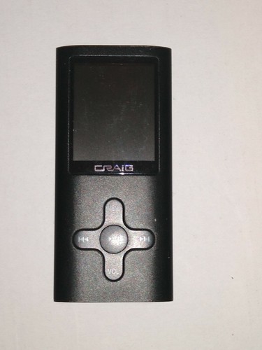 CRAIG CMP616F BLACK (4 GB) MP4 DIGITAL MEDIA PLAYER for parts or repair ...