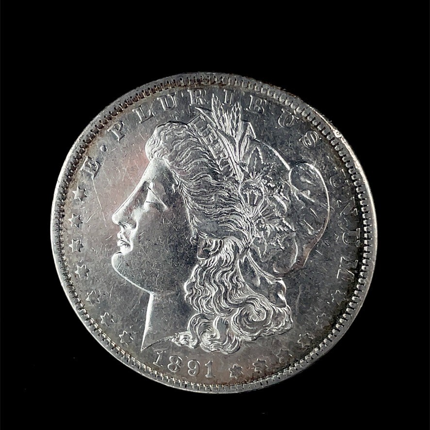 1891-O PL-Proof Like Morgan Dollar AU - Almost Unc 90% Silver $1 US ...