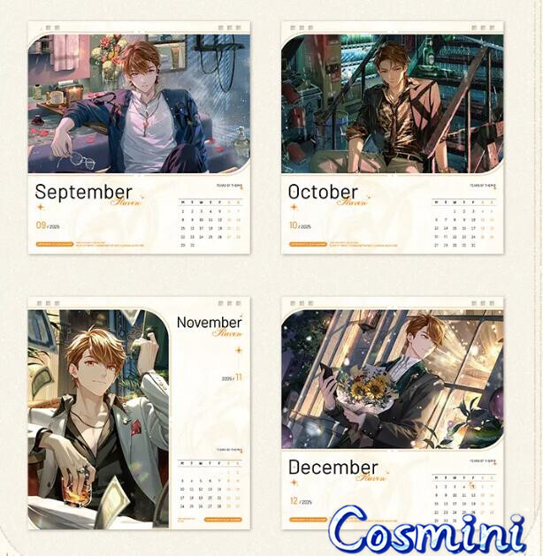 Official Tears of Themis Zuo Ran 2025 Desk Calendar Desk Decor ...